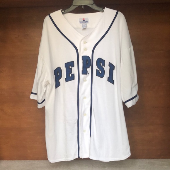 pepsi Generationext | Shirts | Vintage Pepsi Baseball Jersey Sz Xxl ...